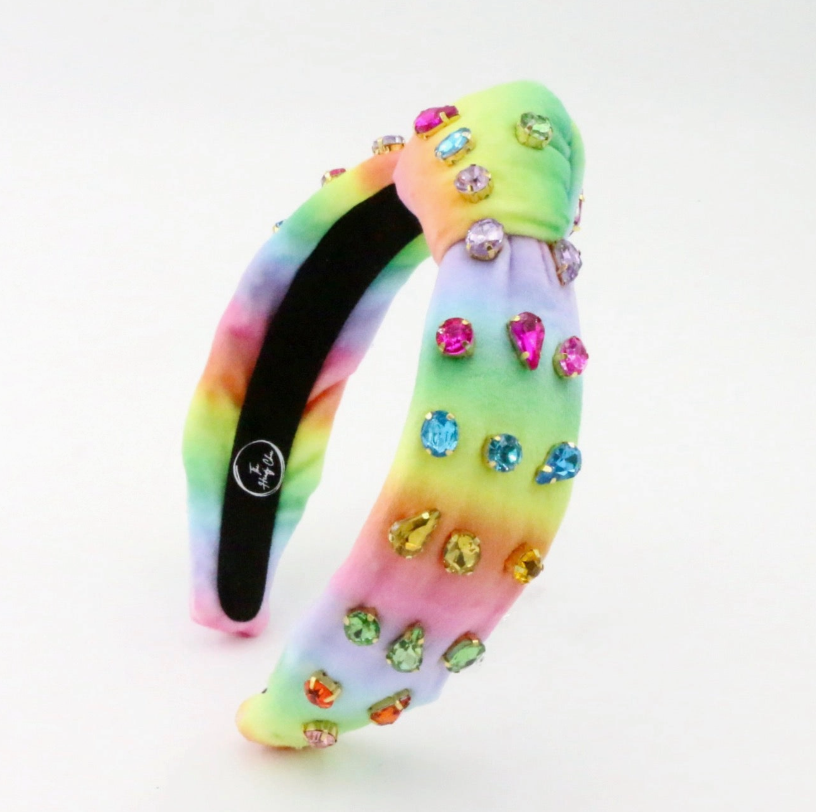 Kid and Tween Rainbow Velvet Knotted Headband – CuteC Kids Boutique